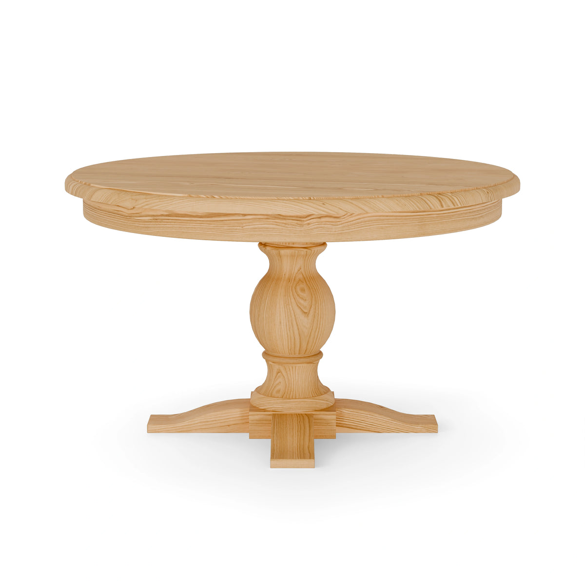 Traditional Round Dining Table (52", 60") by Verdant Furniture